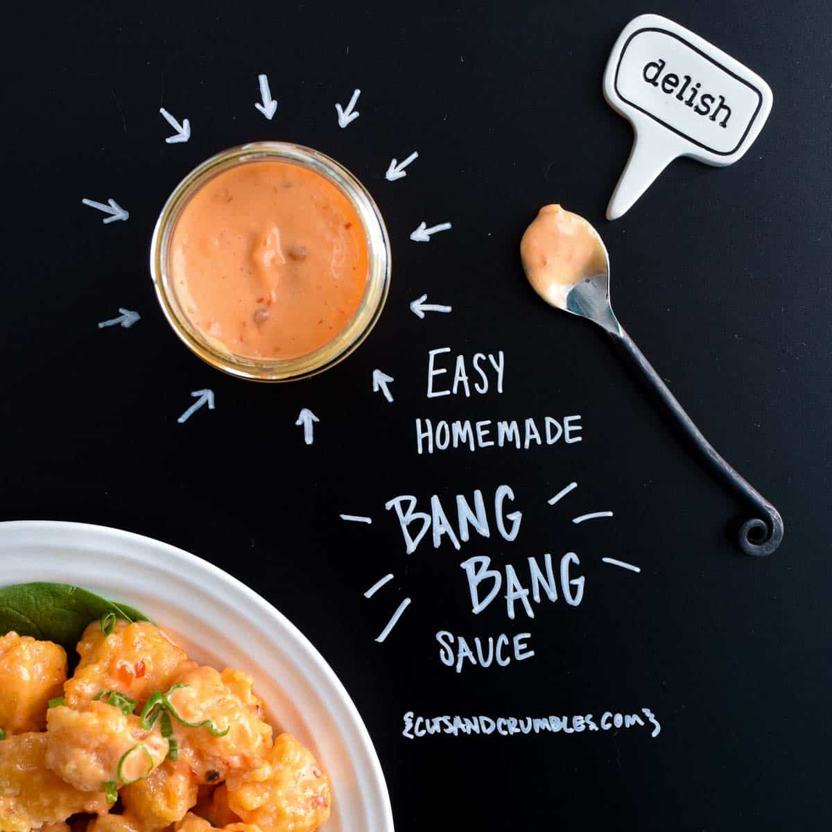 Easy Homemade Bang Bang Sauce - Cuts and Crumbles