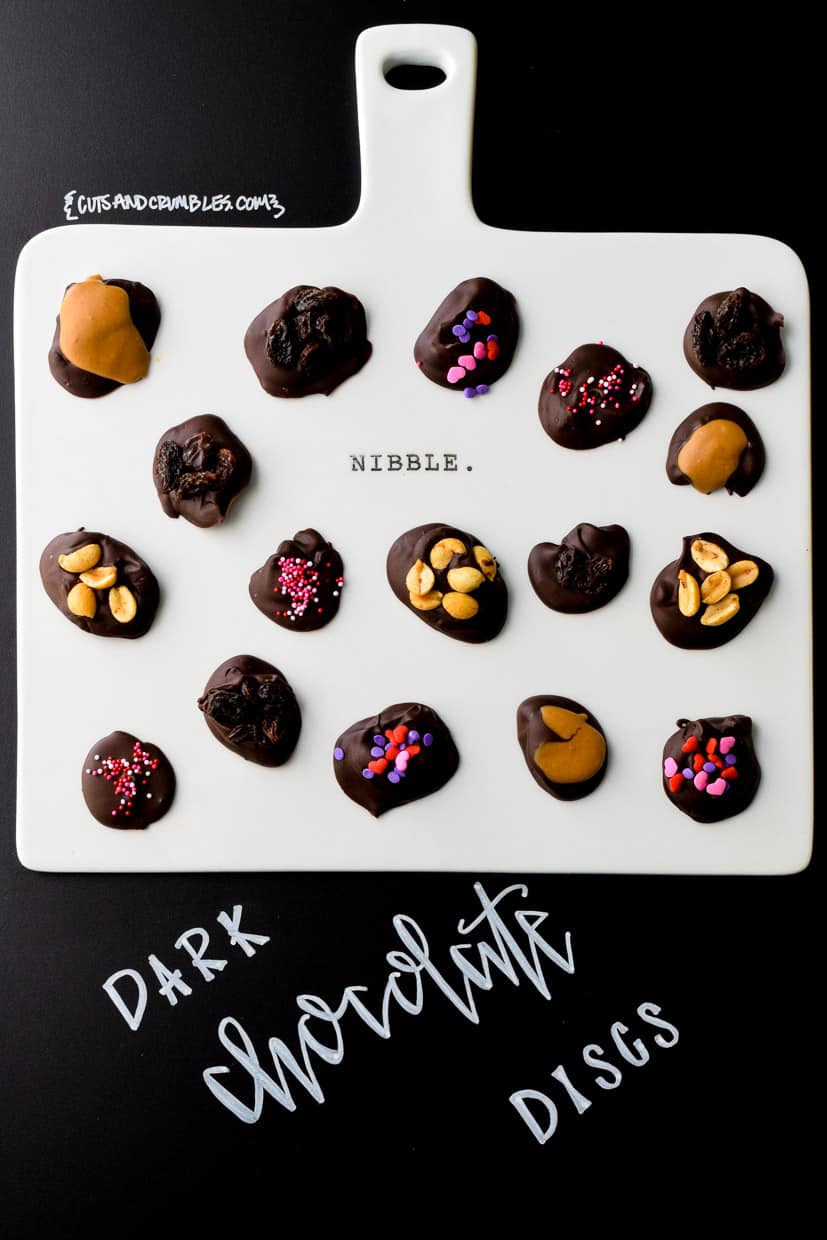 Dark Chocolate Discs - Cuts and Crumbles